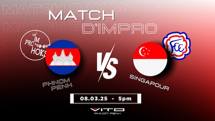 Phnom Penh accueille Singapour pour un match d’improvisation francophone